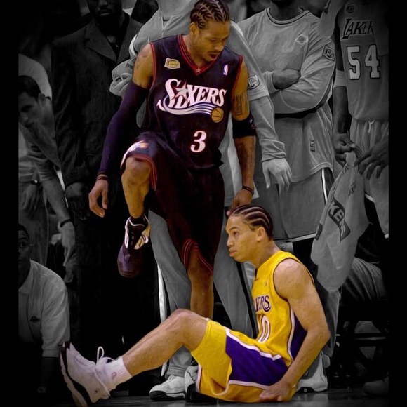 Other | Iverson Stepping Over Lue Canvas Wall Art 16x2 | Poshmark